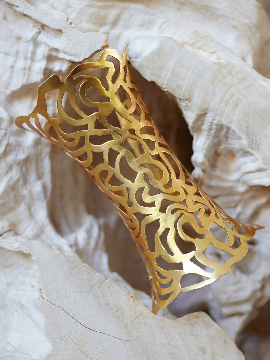 Ana Srdic Gold Vermeil Cuff – Urban Zen